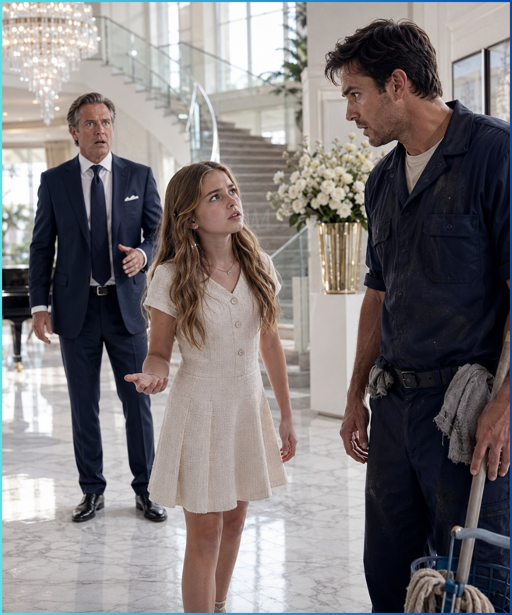 The Billionaire’s Daughter Asked the Janitor If He Was Married—His ...