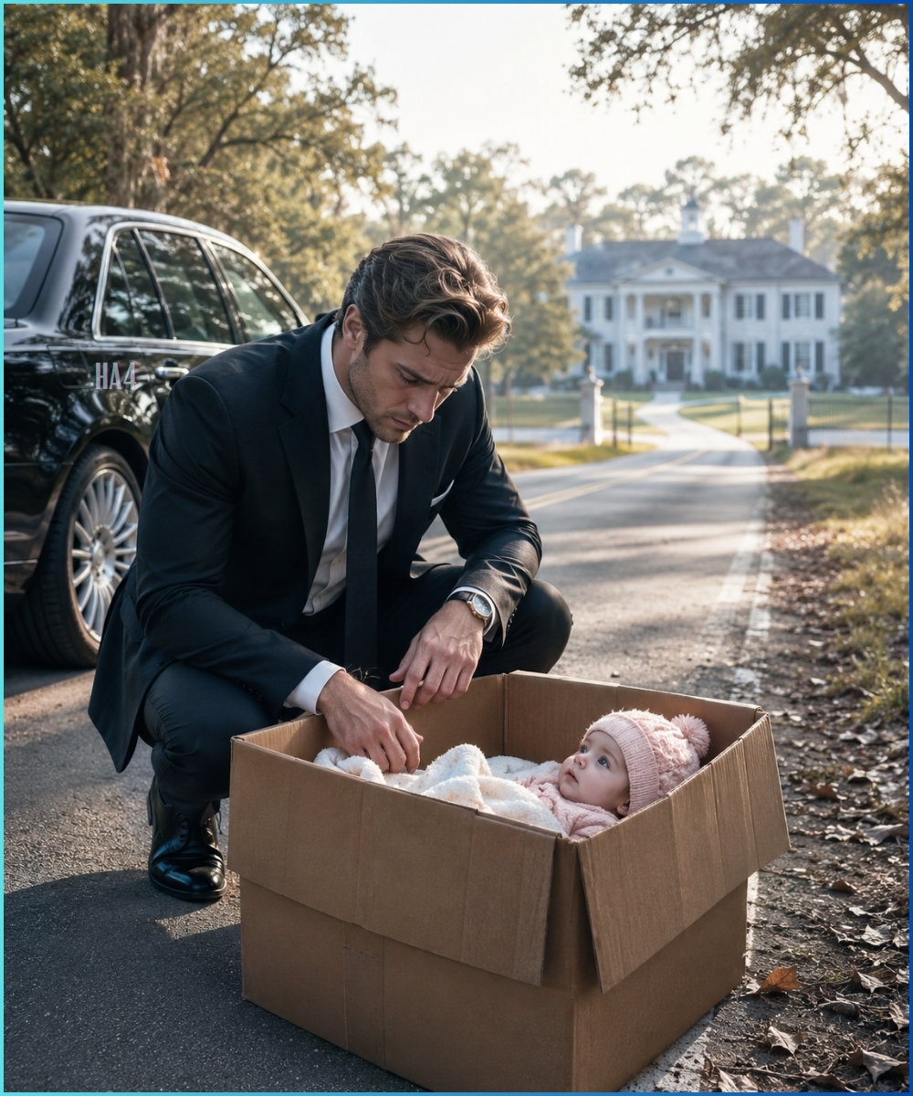 a quiet millionaire found a baby girl in a cardboard box, then the ...